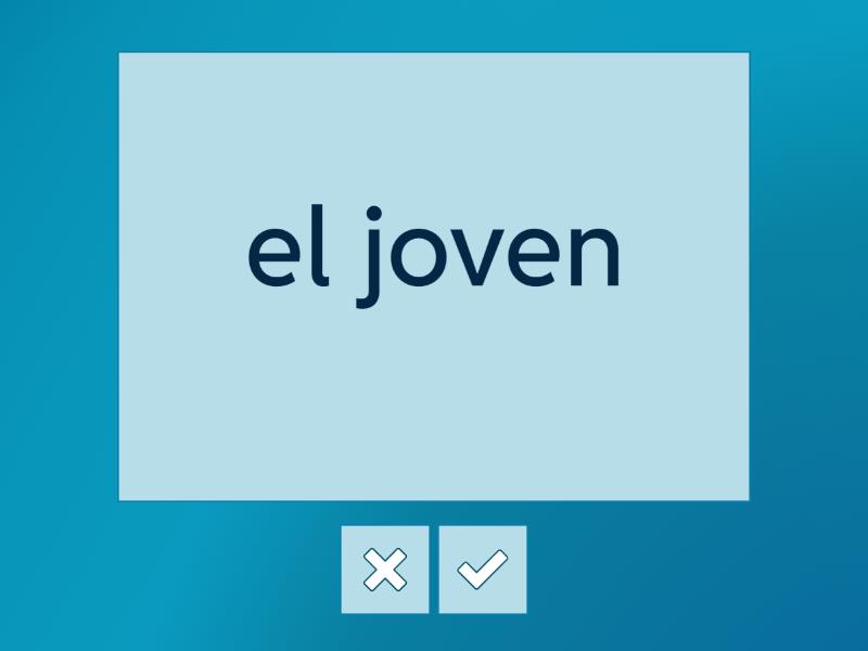 Autentico 1 Cap. 5B Adjectives & Nouns - Flash cards