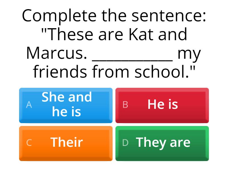 Quiz - Grammar Basics - Cuestionario