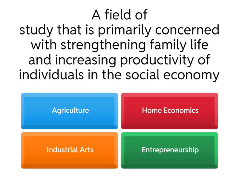 EPP 2 HOME ECONOMICS - Quiz