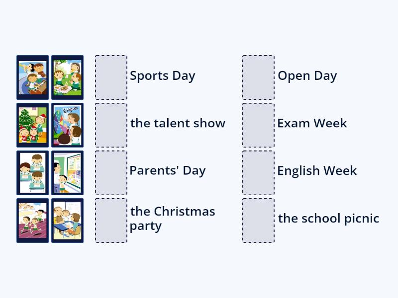 Ready 3A Unit 3 - Vocab - Match up
