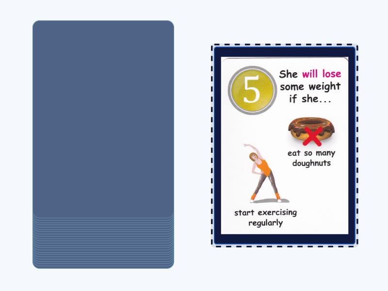 The first conditional - Speaking cards