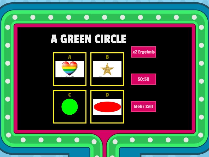 COLOURS AND SHAPES - Gameshow quiz