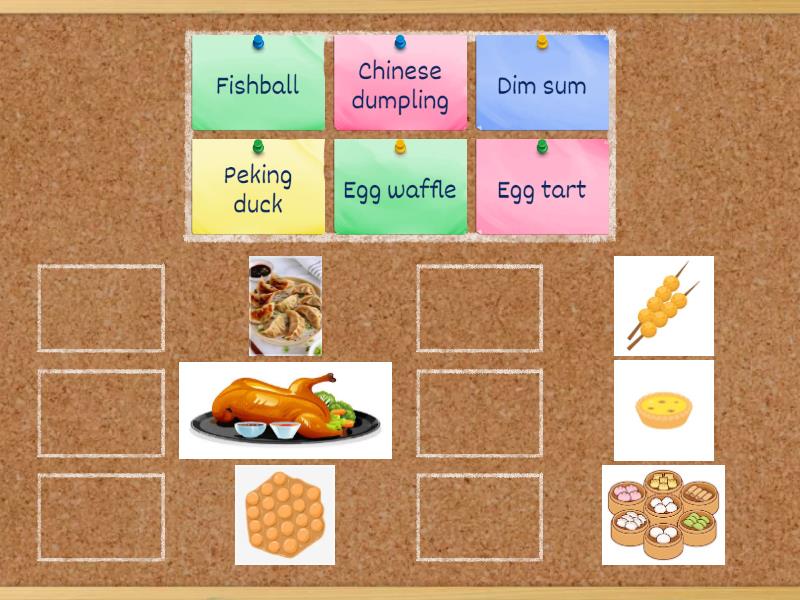 Food Matching Game - Match up