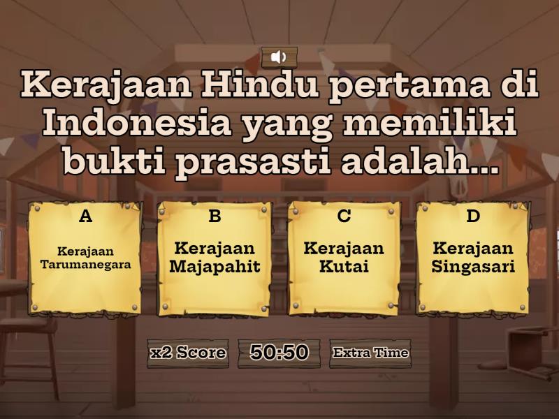 kerajaan hindu Buddha di Indonesia - Gameshow quiz kerajaan hindu Buddha di Indonesia - Gameshow quiz