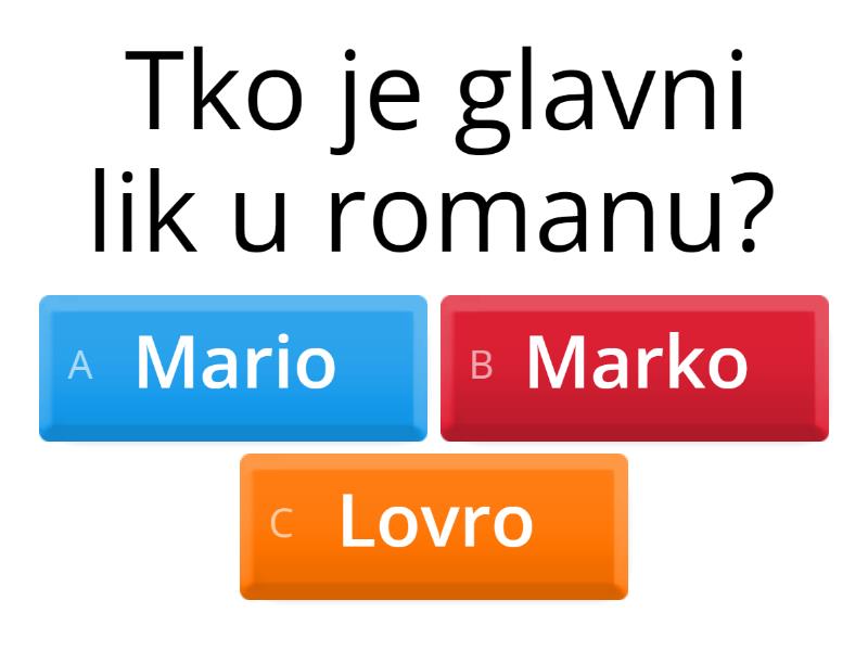 Maturalac lektira - Quiz