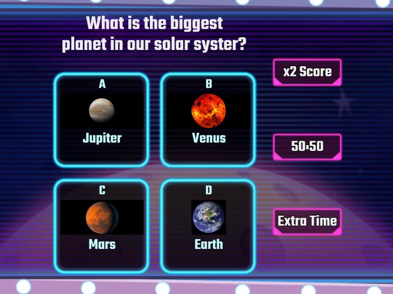 Planets Quiz - Gameshow quiz