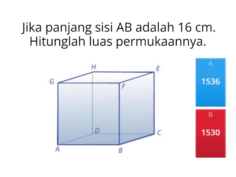 BANGUN RUANG 1 - Quiz