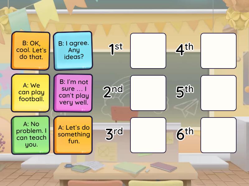 Go getter 1 Unit 5 - Rank order