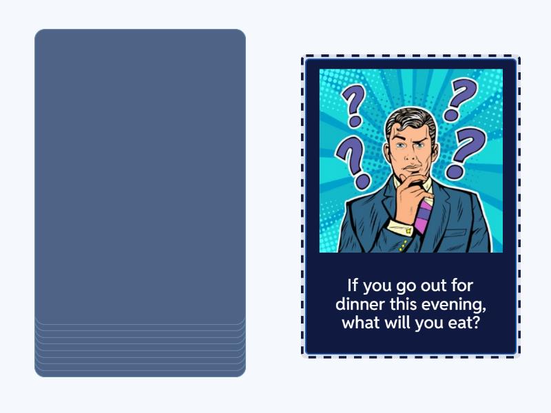 First conditional - Speaking cards