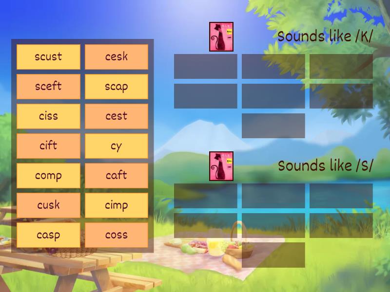 3.6 Kiss the Cat Sounds of "C" Sort - Group sort
