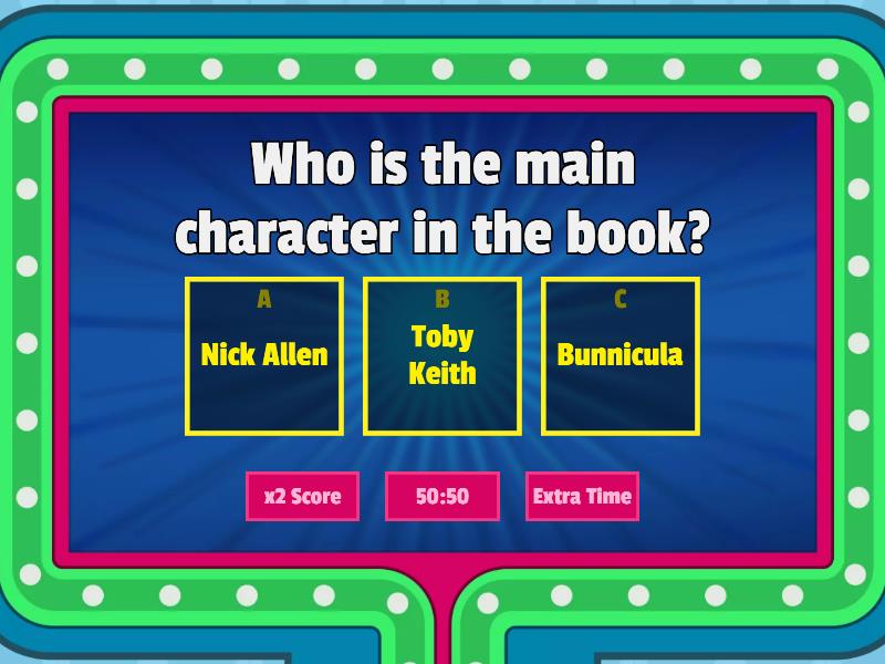 Frindle - Whole Book Review - Gameshow quiz