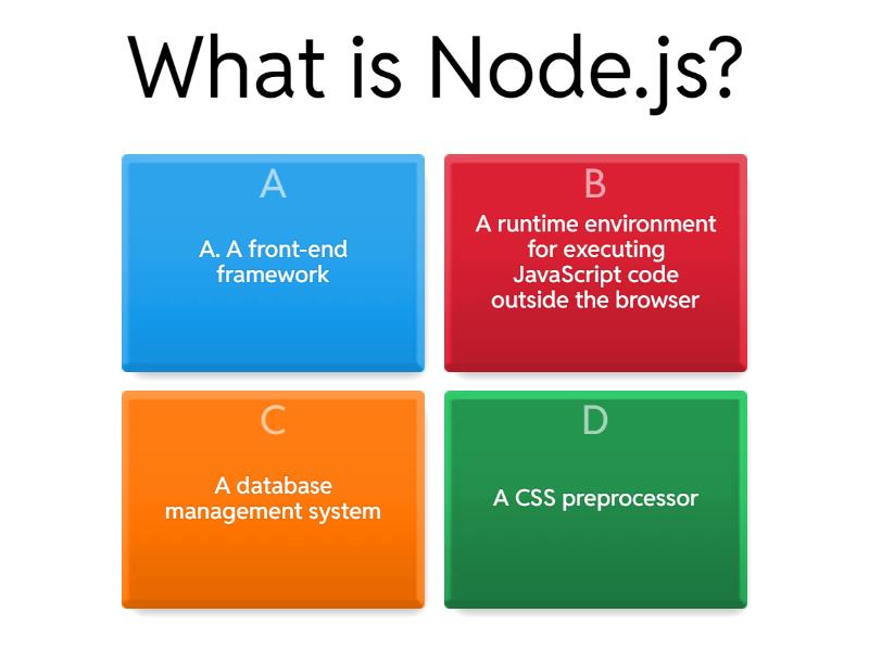 Final assessment - Nodejs - Quiz