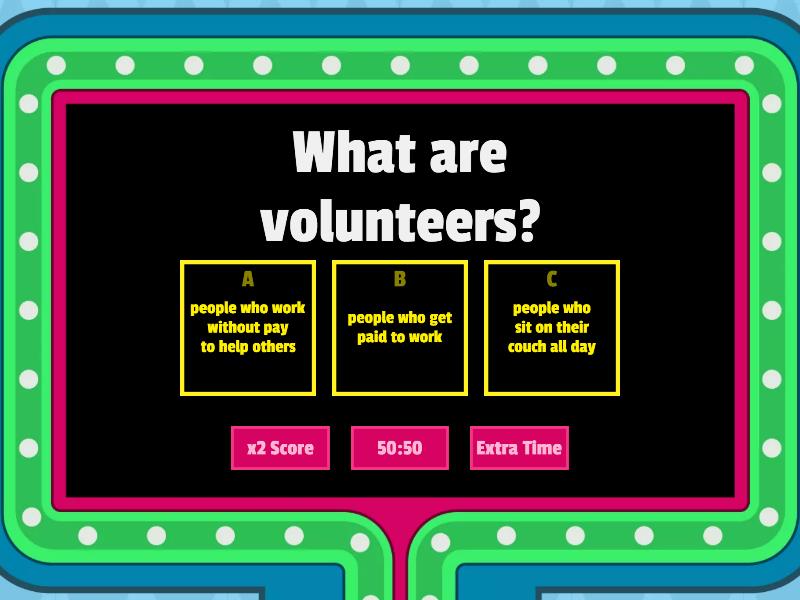 Kids Can Be Big Helpers - Gameshow quiz