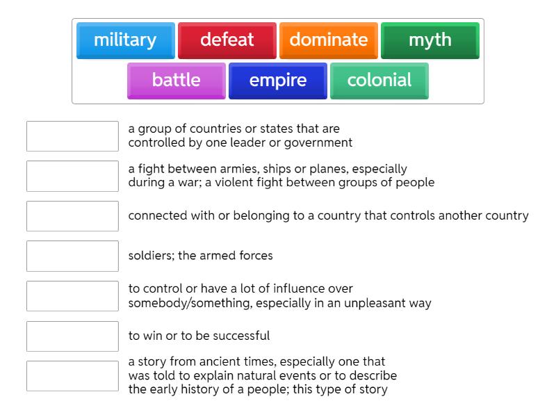 B1+_U2_L3_Vocabulary challenge - Match up