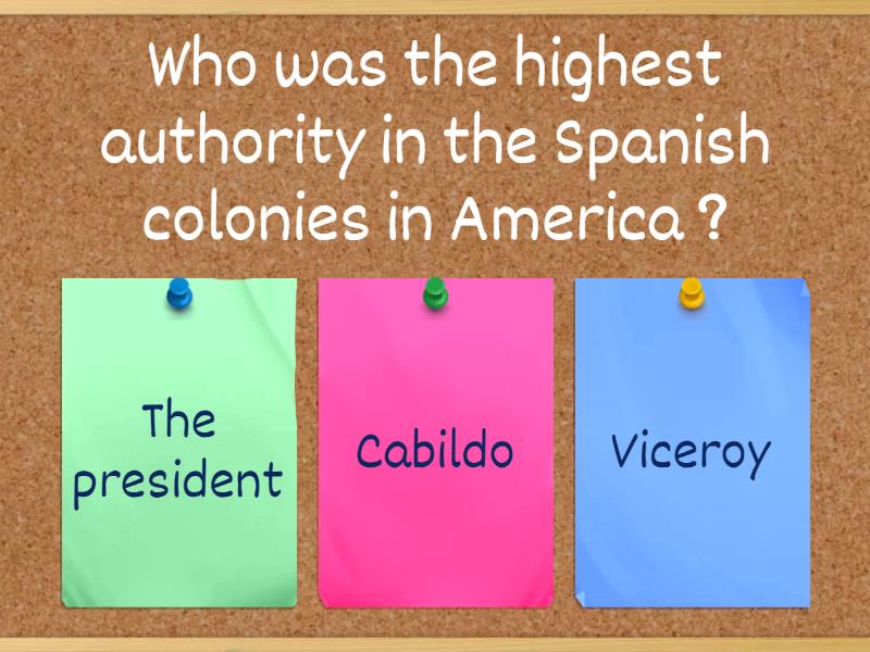 Review: Colonial time - Quiz