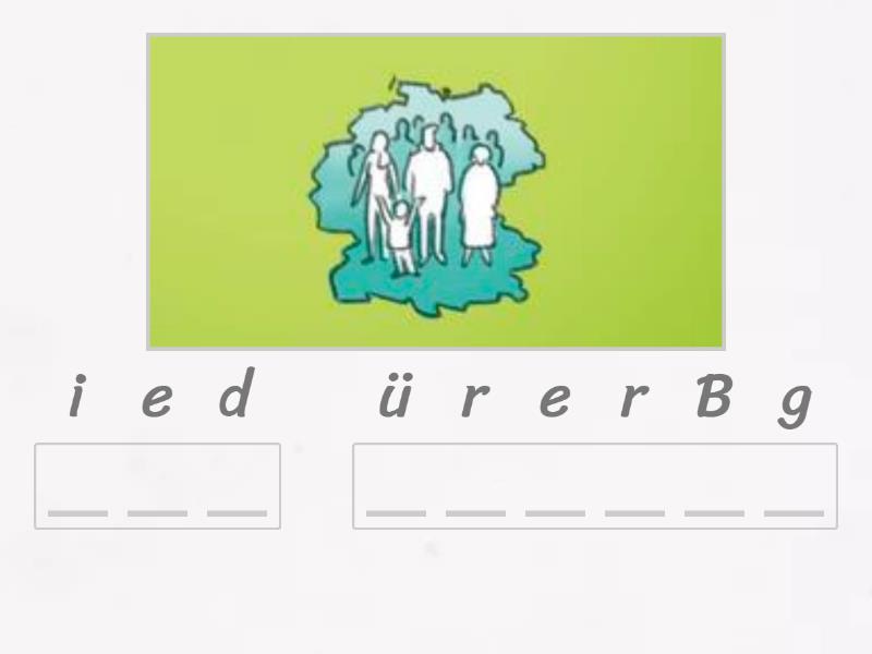 Momente B1.1, L8, Wortschatz - Anagram