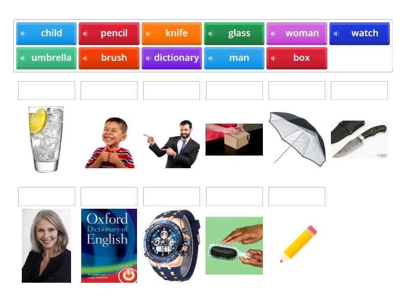 ACPB - B01 - SINGULAR AND PLURAL - Match up