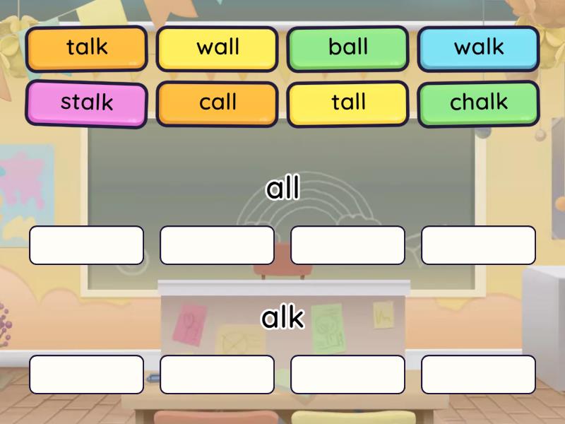 all alk - Group sort