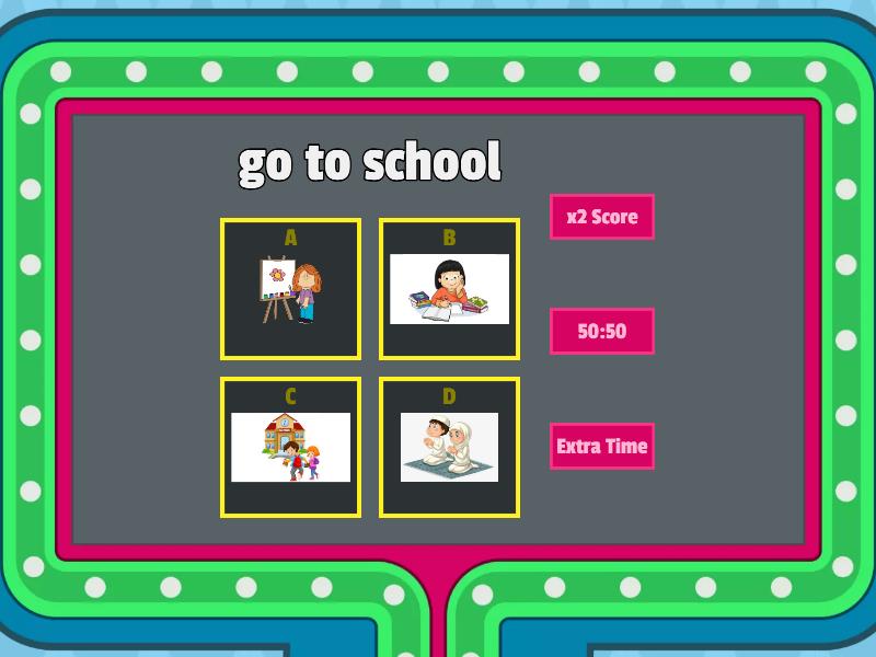 3A Unit 1 look and match.T.Badrya - Gameshow quiz