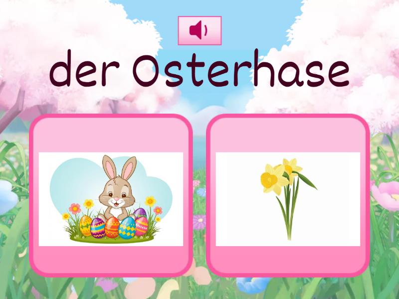 Ostern,Wortschatz - Quiz