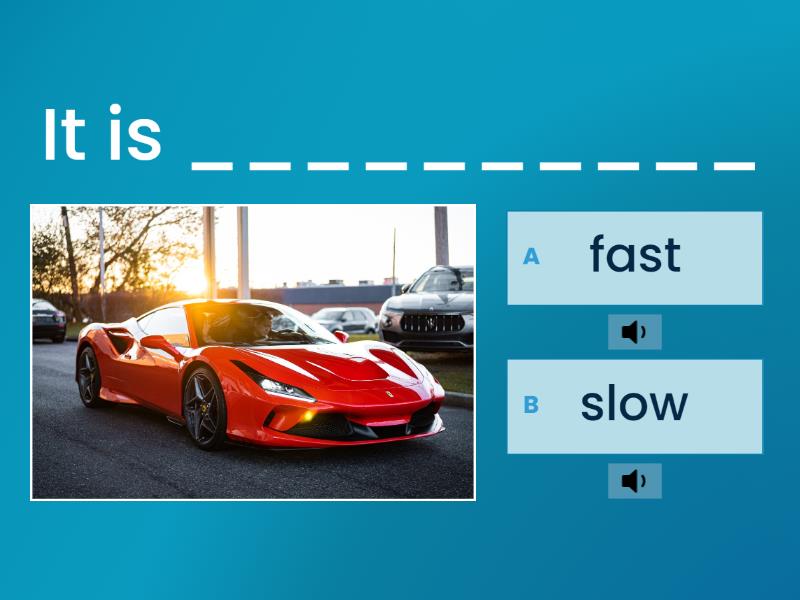 Fast/slow - Викторина