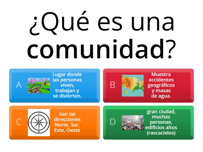 Repaso Lección 1: ¿Qué es una comunidad? - Quiz