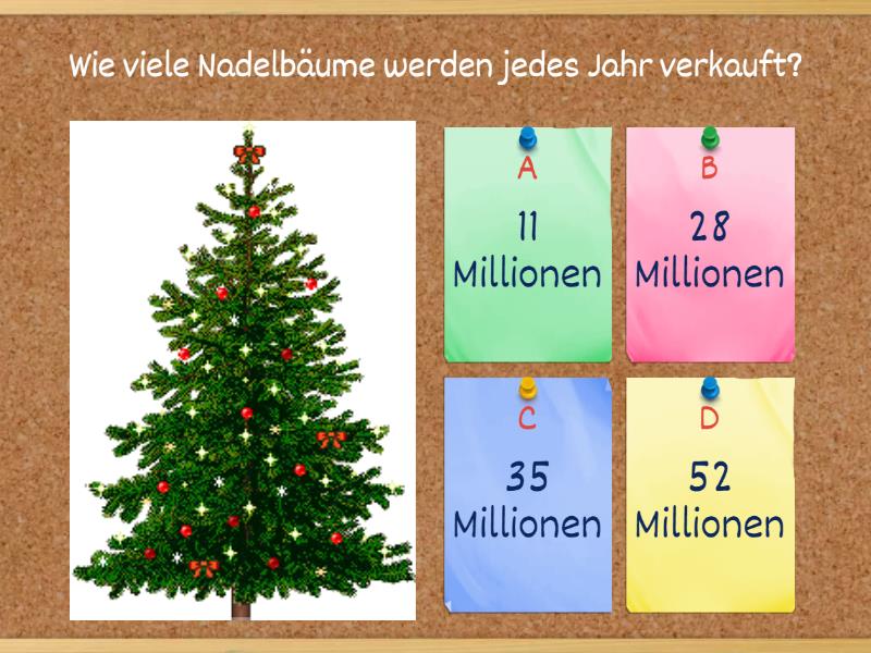 Weihnachten in Deutschland - Quiz