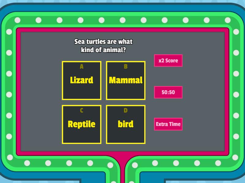 Turtles - Gameshow quiz