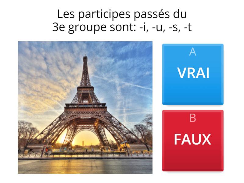 PASSE COMPOSE - Quiz