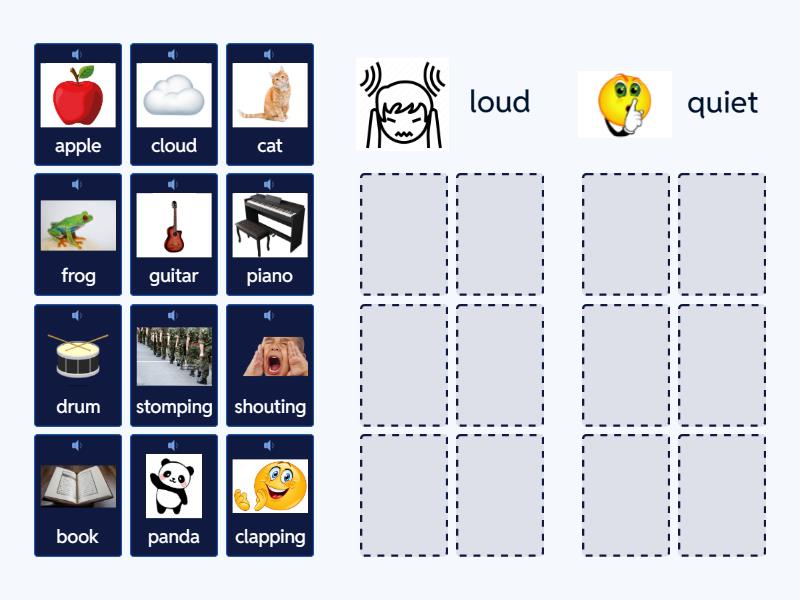 Loud/Quiet - Group sort