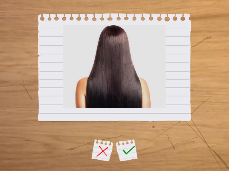 face and hair - Flash cards