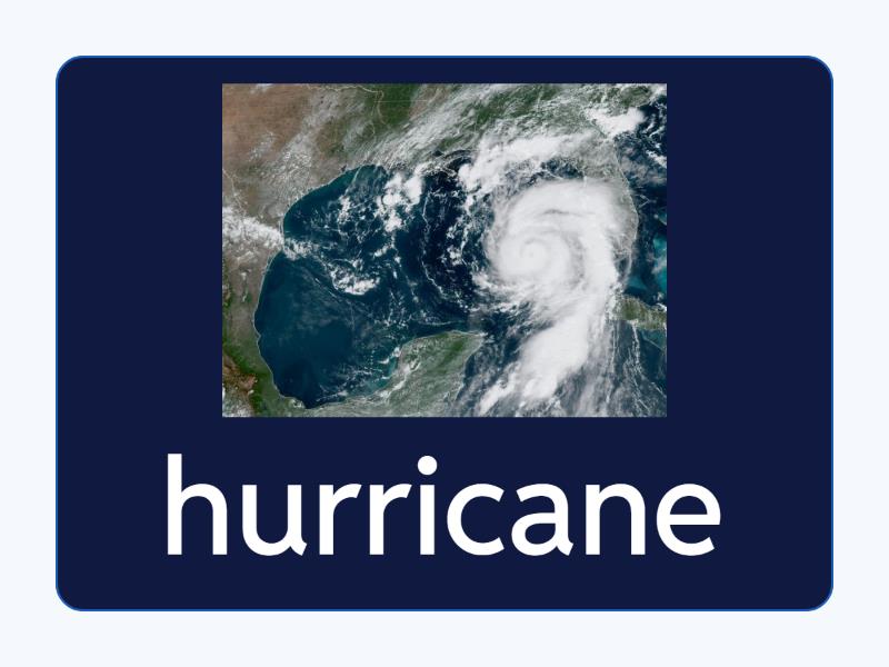 natural phenomena - Flash cards