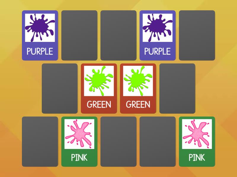 COLOURS - memory game - Parejas