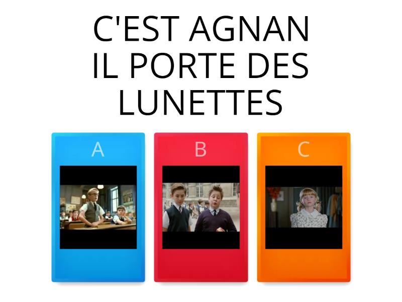 LE PETIT NICOLAS - Quiz