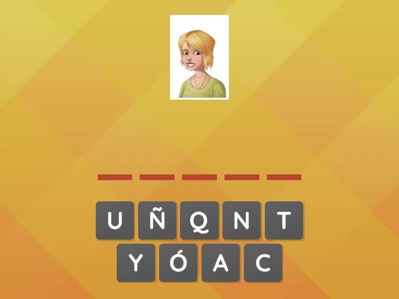 1º U4 - GAME 6 - Family - Spell the word