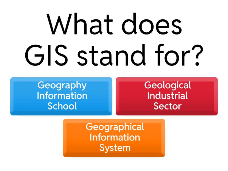 GIS - Quiz