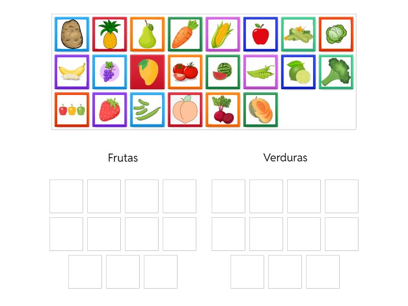 Vamos al mercado - Ordenar por grupo