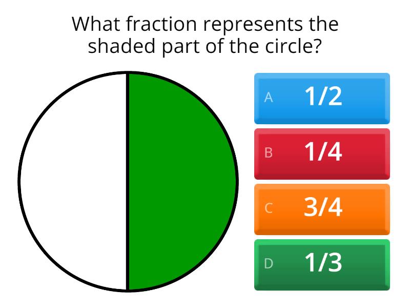 Grade 1 Fractions - Quiz