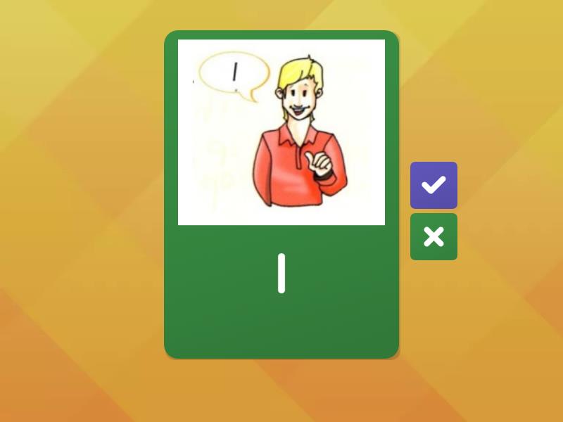 Personal Pronouns - Flash cards