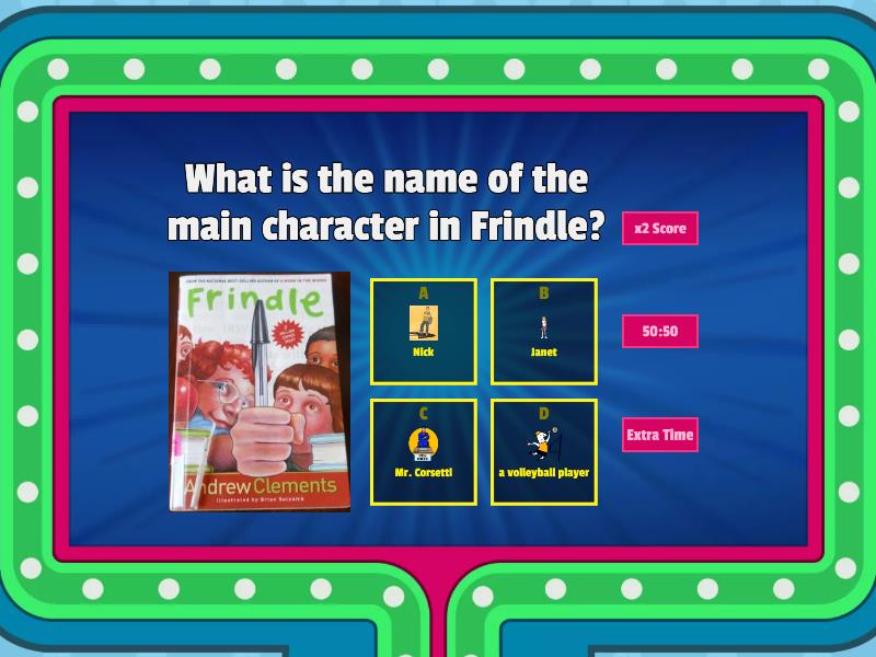 Frindle Chapter 1 - Gameshow quiz