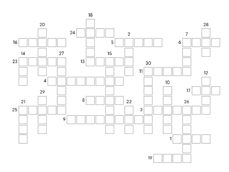 113-八上-翰林-U6-拼字1 - Crossword