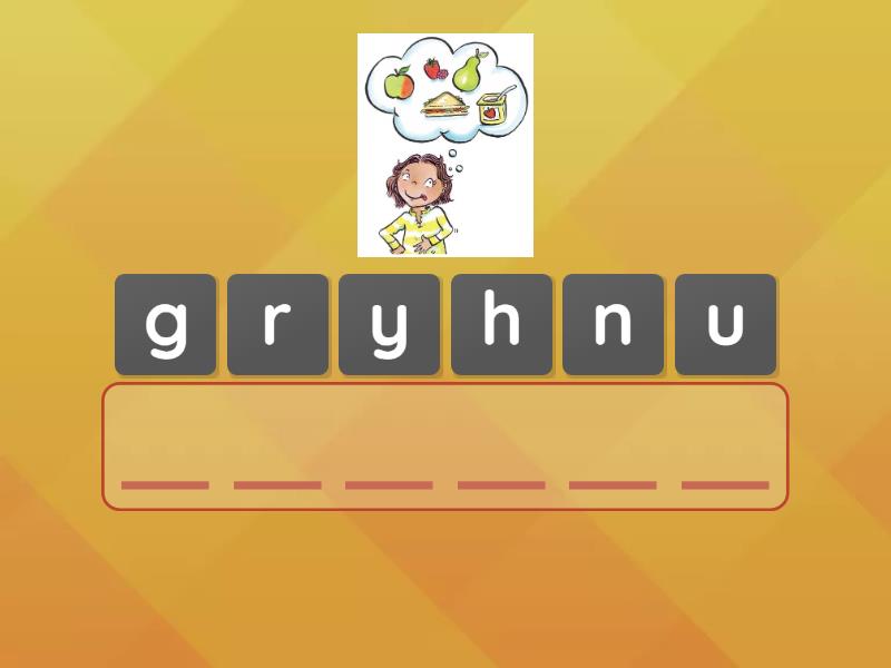 KB3 U6 adjectives - Anagram