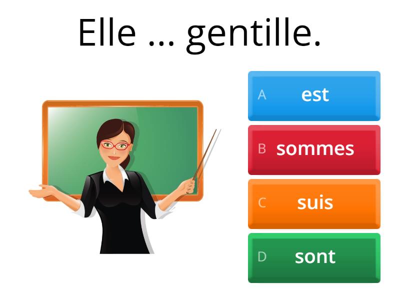G3 - Conjuguez "être" + adjectif - Quiz