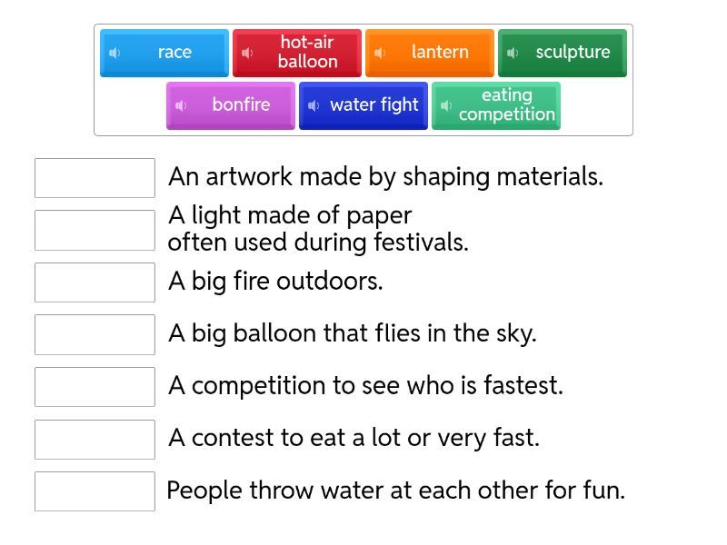 Unit 8 - Lesson 1: Vocabulary Review - Associação