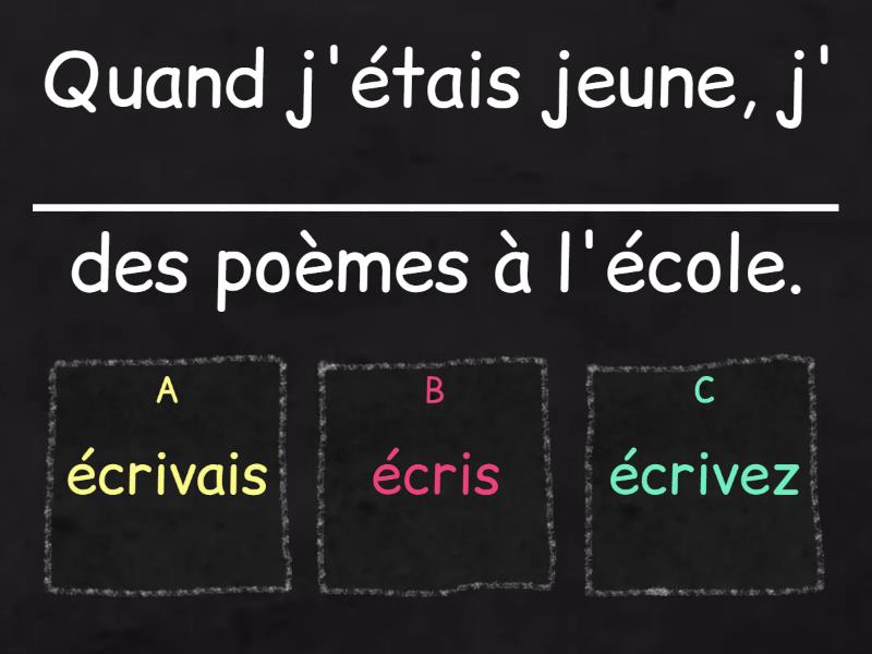 Dire, lire, écrire - Quiz