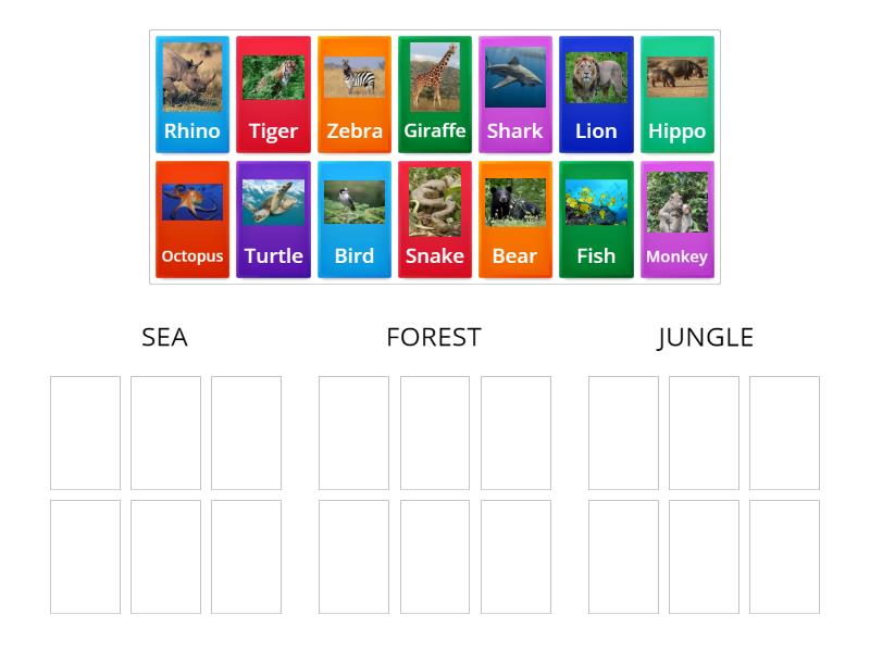 HABITATS LEVEL 1 - Group sort