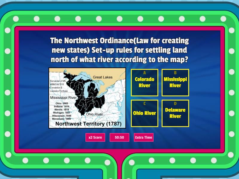D A New Nation Test Review - Gameshow quiz
