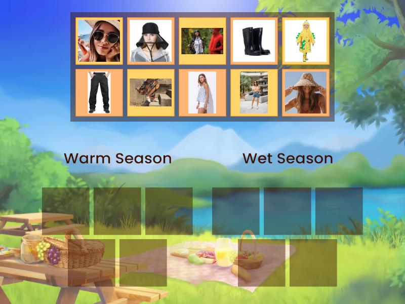 Season Smart: Outfit Sorting Game! - Group sort