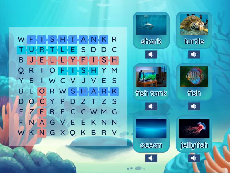 Nemo words - Wordsearch