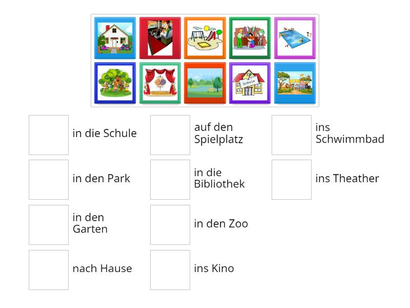 Wohin gehst du? - Eşleştir